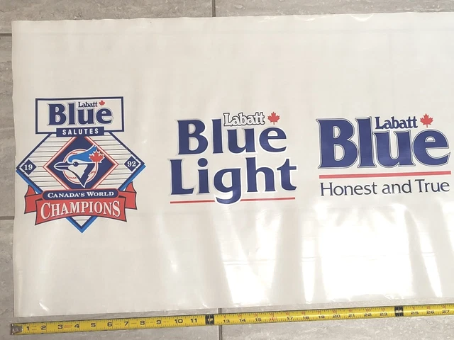 ORIGINAL LABATT'S 1992 Toronto Blue Jays World Champion Vinyl Skydome ...