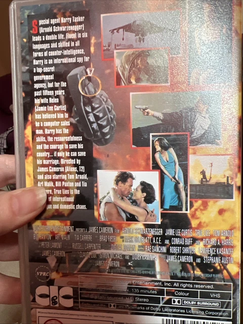 TRUE LIES VHS Tape Arnold Schwarzenegger 1994, PAL, Universal £1.16 ...