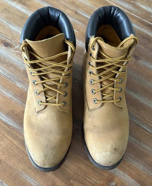 TIMBERLAND 10M 31031 Beige Leather Boots Great Shape £22.53 - PicClick UK