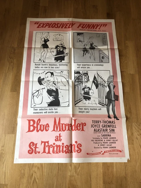 BLUE MURDER AT St Trinians ,Original Filmposter A US One Sheet £75.00 ...