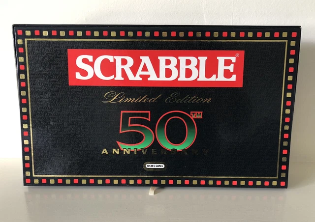 SCRABBLE ÉDITION LIMITÉE 50e anniversaire (1998) Spear's Games EUR 21 ...