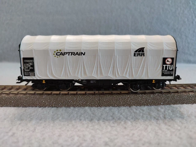 GÜTERWAGEN ROCO SCHIEBEPLANENWAGEN Shimmns Captrain SNCF Epoche VI Spur H0 1:87 EUR 10,50 ...