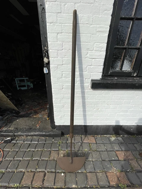 VINTAGE LONG HANDLED Peat/Turf Cutter/Lifter. Dyke Spade, Farming ...