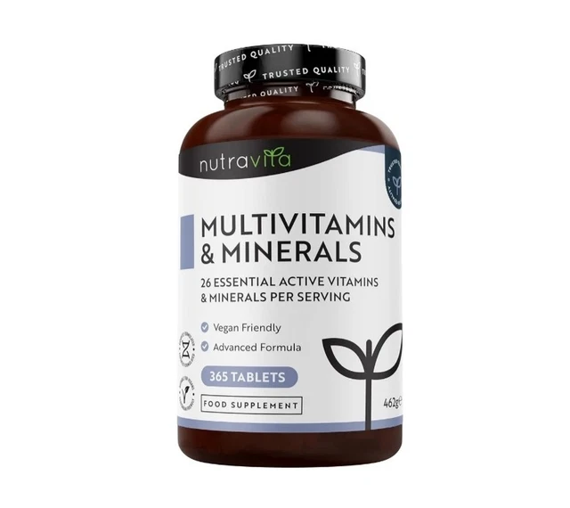 NUTRAVITA MULTIVITAMINS & Minerals £19.98 - PicClick UK