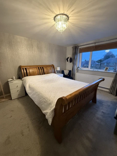 BARKER & STONEHOUSE - Frontier Wood Sleigh Bed – High-End Quality ...