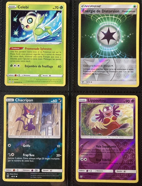 LOT DE 4 Cartes Pokémon 3 Reverse et 1 Rare Légendes Brillantes EUR 5 ...