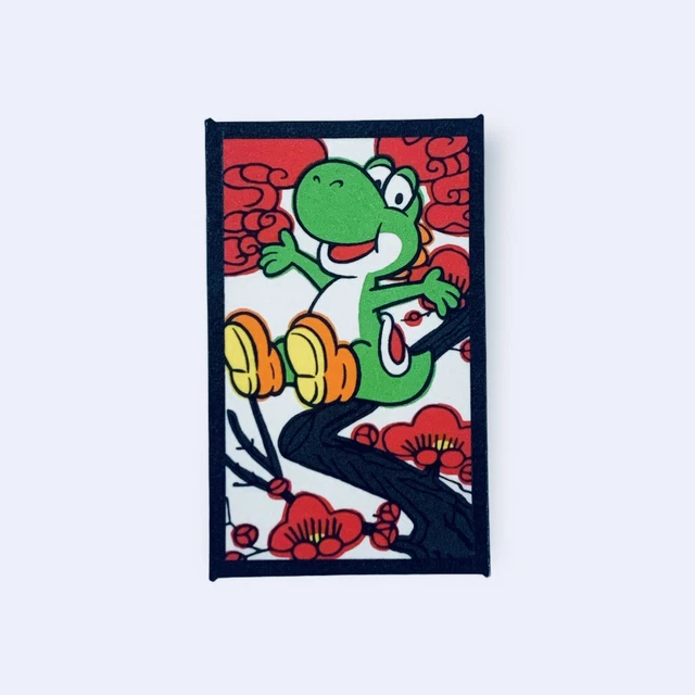 YOSHI SUPER MARIO Bros HANAFUDA JAPAN Playing Card Nintendo Black NM/M ...