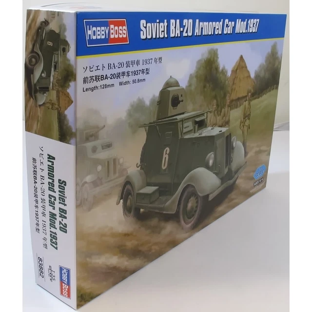 HOBBY BOSS SOVIET Ba-20 Armored Car Mod.1937 1/35 Armor Model Kit (US IMPORT) EUR 47,56 ...