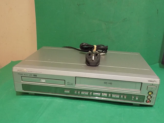 PHILIPS DVD740VR DVD Player VCR VHS VIDEO CASSETTE Recorder Combo ...