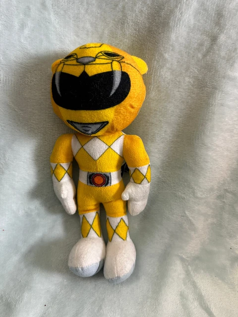YELLOW POWER RANGER soft toy plush £8.99 - PicClick UK