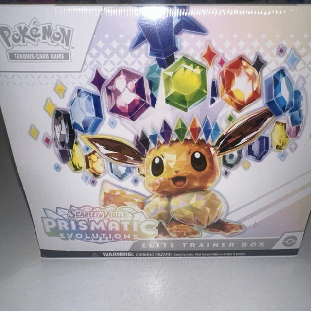 POKEMON PRISMATIC EVOLUTIONS ETB Elite Trainer Box Sealed IN HAND FAST ...