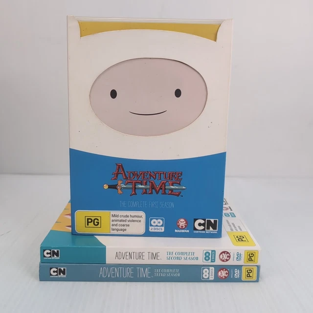 ADVENTURE TIME THE Complete Seasons 1 - 3 DVD Set Animated 6-Disc ...