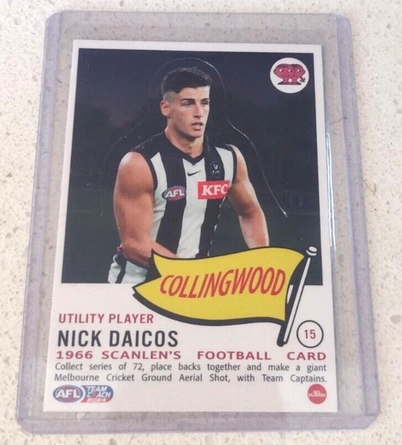 2024 TEAMCOACH NICK Daicos Scanlens #15 Collingwood Magoies EUR 7,47 ...