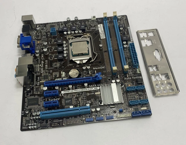 ASUS P8H61-M PRO/CM6630-8/DP_MB REV. 1.01 Socket 1155 DDR3 Motherboard ...