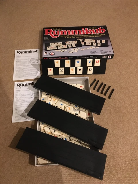 VINTAGE RUMMIKUB THE Original Pressman Board Game 1995 Complete 106 ...