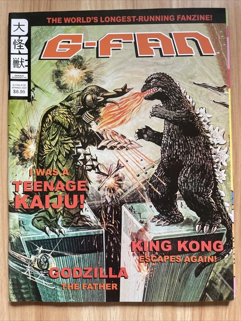 G-FAN #135 MAGAZINE Fanzine Spring 2022 Daikaiju Godzilla With Junior ...