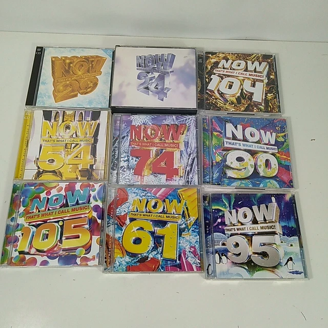 NOW THAT'S WHAT I call Music Bundle X9 24 29 54 61 74 90 95 104 105 EUR ...