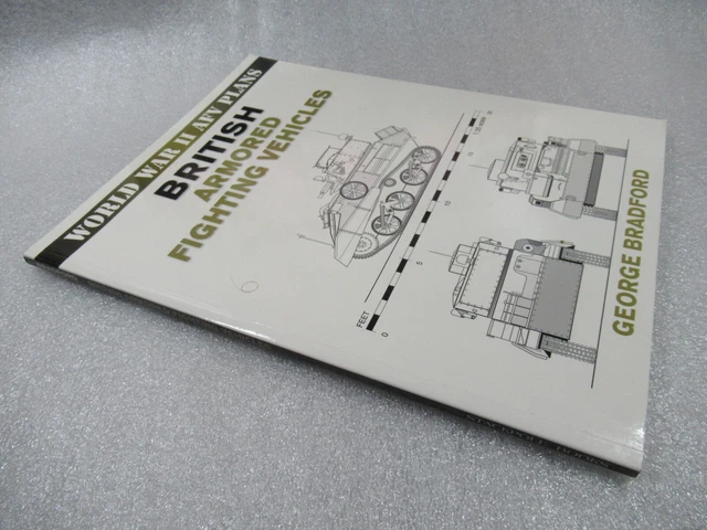 WORLD WAR II AFV Plans British Armoured Fighting Vehicles PB 2008 1st £ ...