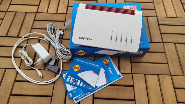 FRITZBOX FRITZ!BOX 7590 AVM Router Modem Wi-FI W-LAN DSL/VDSL EUR 69,99 ...