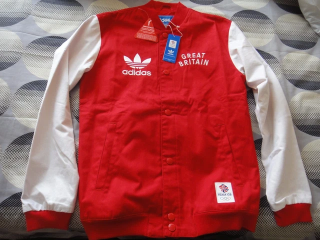 ADIDAS ORIGINALS TEAM GB Bomber Jacket Size S Very Rare! £197.95 ...