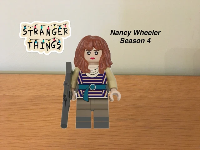 LEGO INSPIRED STRANGER Things Nancy Wheeler CUSTOM Minifigure - Season ...