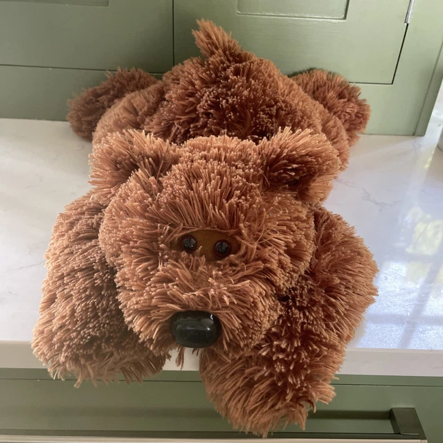 CUDDLES TIME LARGE Floppy Shaggy Ginger Brown Fur Teddy Bear Floppy ...