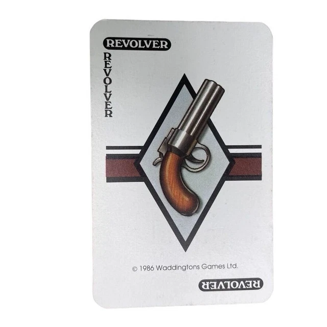 VINTAGE 1986 CLUE Revolver Weapons Card Replacement Game Piece u $4.60 ...