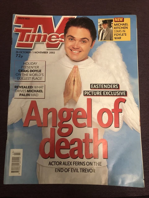 TV TIMES 26/10/02 Alex Ferns Ozzy Osbourne Michael Palin Kitchen Angela ...