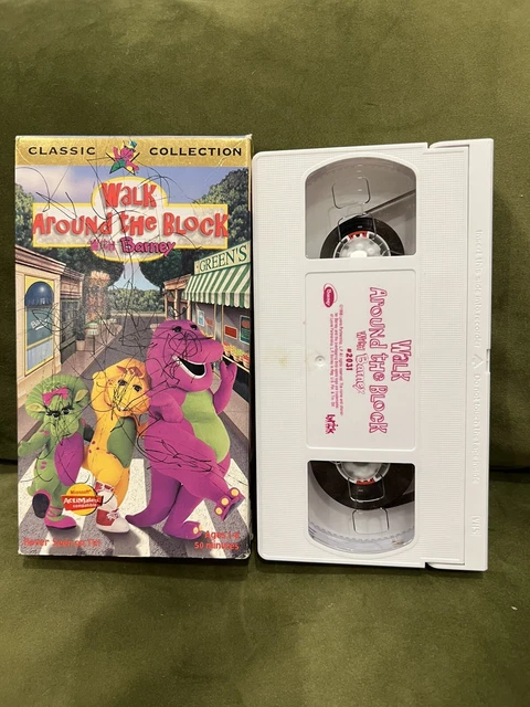 WALK AROUND THE Block With Barney VHS Classic Collection 1998 £2.47 ...