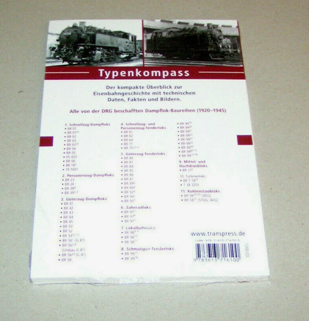 DAMPFLOKS DER DEUTSCHEN Reichsbahn 1920 bis 1945 - Typenkompass ...