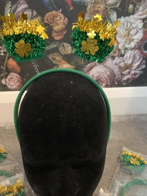 7 X ADULT Fancy Dress one size Saint Patricks Day Head Bands Head ...