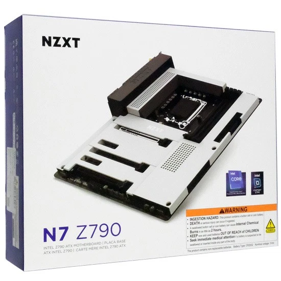 NZXT N7 Z790 Motherboard ATX LGA1700 Damaged Box Used Faulty Management ...