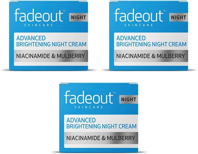 FADE OUT ADVANCED Brightening Night Cream with Niacinamide & Mulberry ...