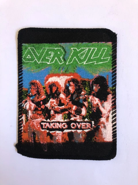 OVERKILL TAKING OVER Patch Aufnäher Vintage Judas Priest Thrash Metal ...