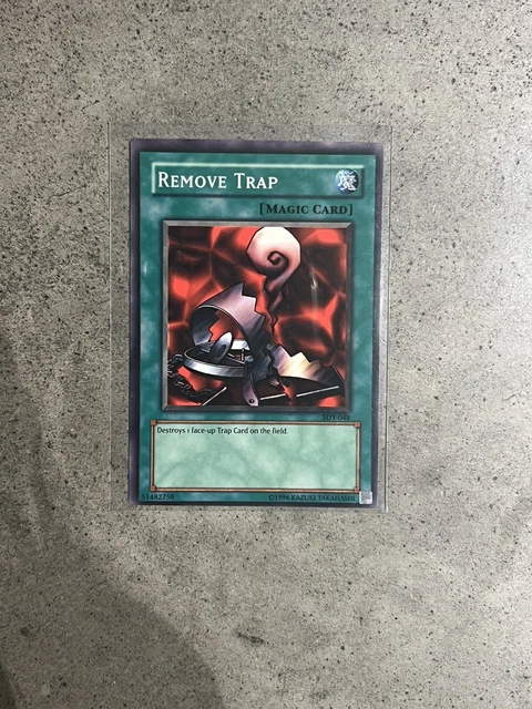 CARTE CARD YU-GI-OH Konami 1996 Edition Remove Trap SDY-048 Tres Bon Etat PSA En EUR 1,90 ...