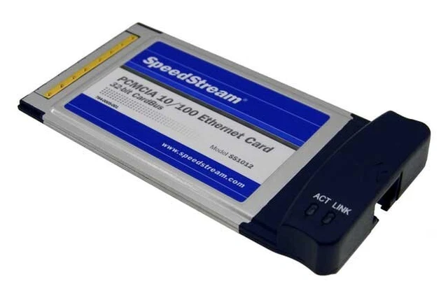 SIEMENS SPEEDSTREAM PCMCIA 10/100 Ethernet Card (SS1012) EUR 13,74 ...