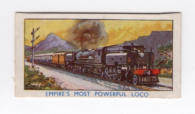 FAMOUS TRAINS & Engines 1932. Empire’s most powerful Loco in South ...