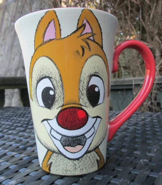 DISNEY STORE - CHIP 'N' DALE CHIPMUNKS - White/Red Large Tall Cup ...