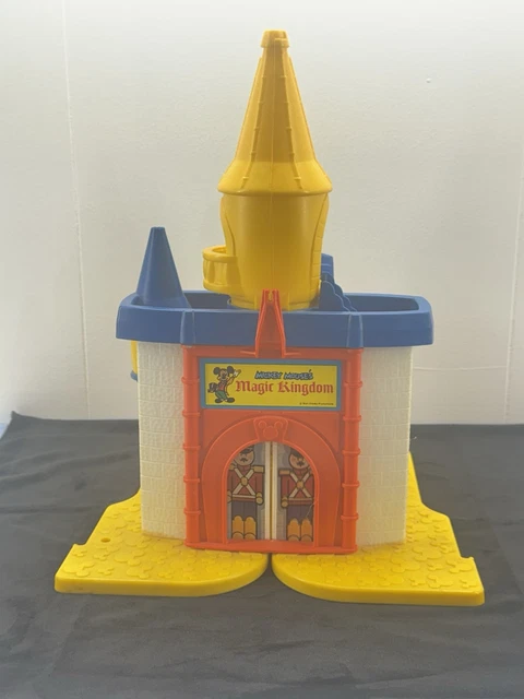 VINTAGE 1977 HASBRO Mickey Mouse's Magic Kingdom Weebles Castle Playset ...