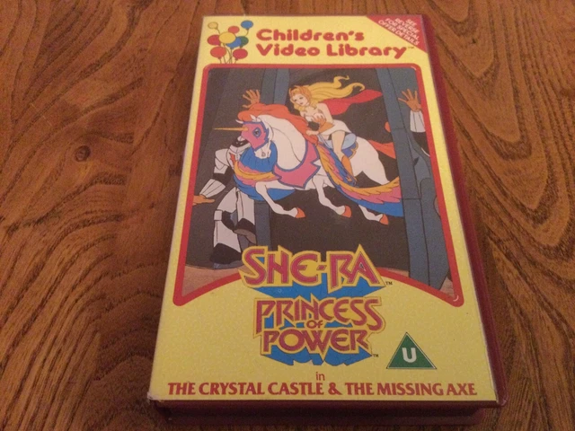 VINT SHE-RA 'THE Crystal Castle''Missing Axe' VHS Video Children's ...