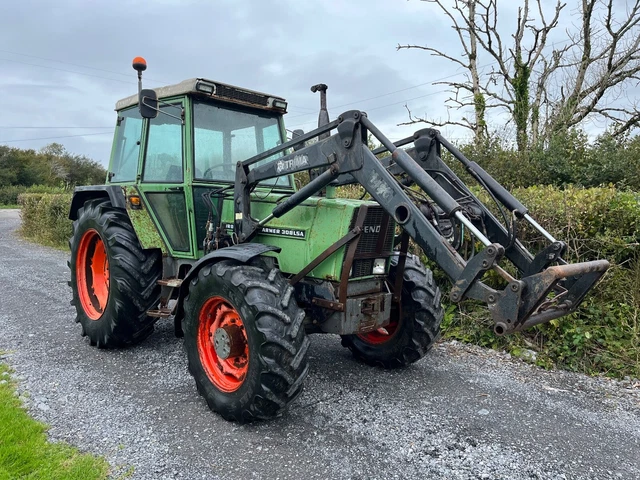 FENDT FARMER 308 LSA Tractor 80hp Turbomatik Trima 1420 power loader £ ...