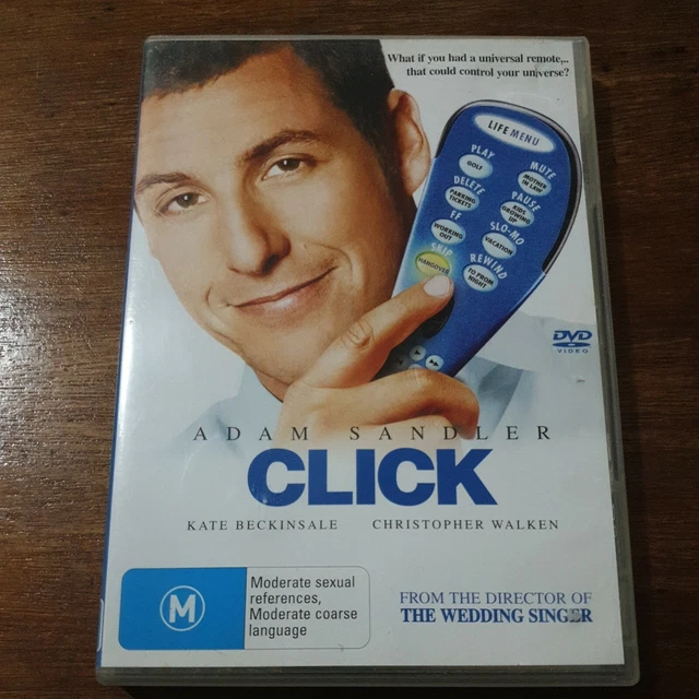 CLICK DVD R4 Like New! FREE POST Adam Sandler, Kate Beckinsale $9.95 ...