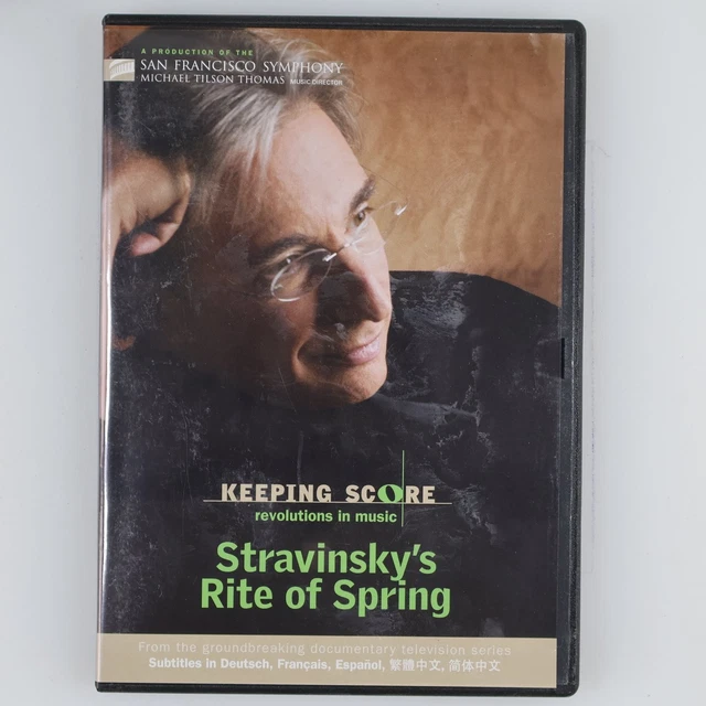 MICHAEL TILSON THOMAS Stravinsky's Rite of Spring DVD 2006 Keeping ...