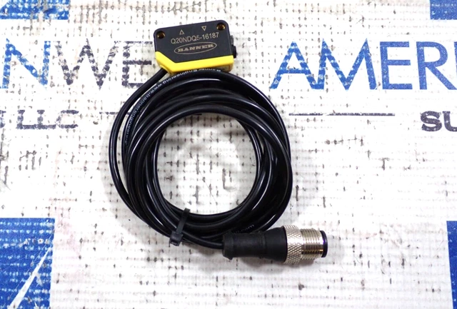 BANNER ENGINEERING Q20NDQ5-16187 Photoelectric Sensor 4 Pin $53.00 ...