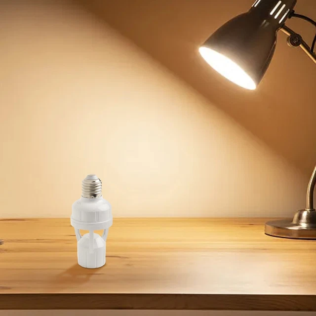 Pir Sensor Equipped E27 Lamp Holder Adapter For Intelligent Light