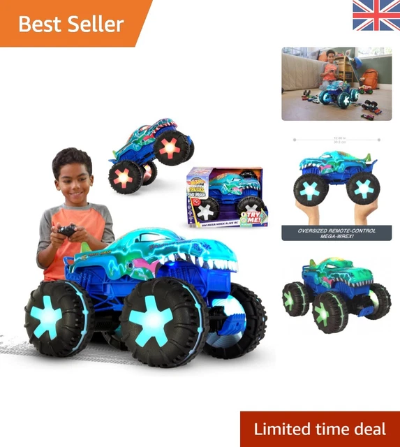 SHOCK RESISTANT 1:15 Scale Mega-Wrex RC Truck - Interactive Fun for ...