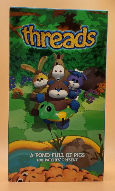 THREADS A POND Full of Pigs plus Patches' Present VHS 2000 **Buy 2 Get ...