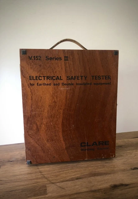 CLARE V.152 SERIES II PORTABLE ELECTRICAL SAFETY PAT TESTER £150.00 ...