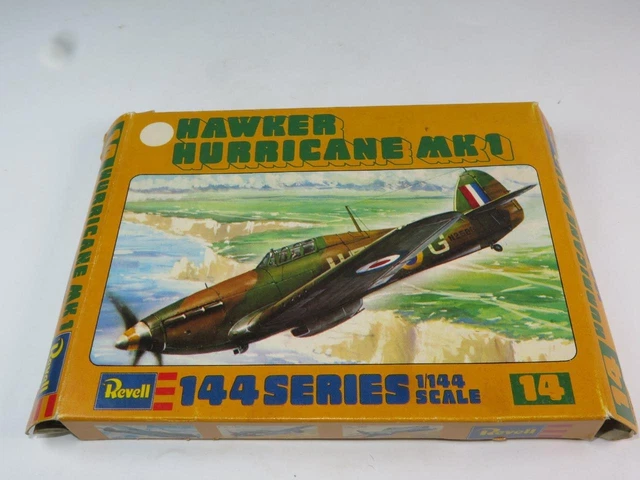 REVELL 1/144 MODEL Aircraft Kit Hawker Hurricane Mk 1 MINI 144 SERIES ...