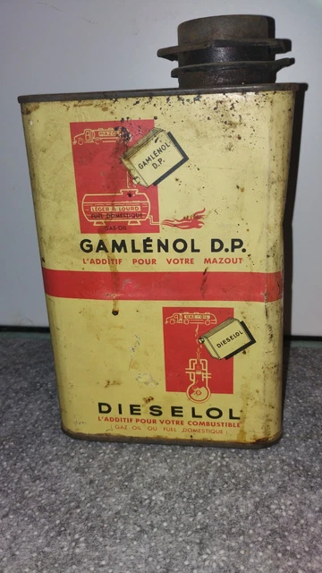 RARE ANCIEN BIDON huile Aditif Diesel GAMLEN GAMLENOL DIESELOL Chemical ...